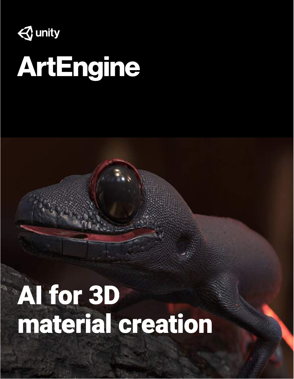 UNITY ArtEngine - AI Assisted 3D Design